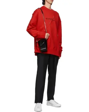 Givenchy Eyelet Detail Oversized Sweatshirt