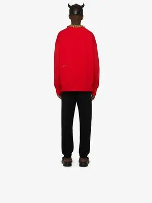 Givenchy Eyelet Detail Oversized Sweatshirt