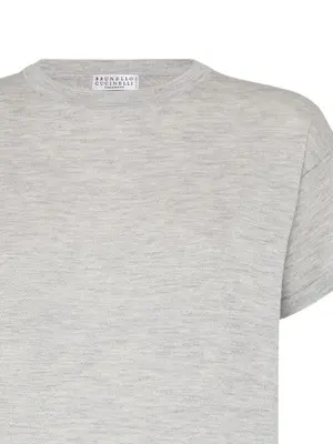 Brunello Cucinelli Short-sleeved Crewneck T-shirt - Grey