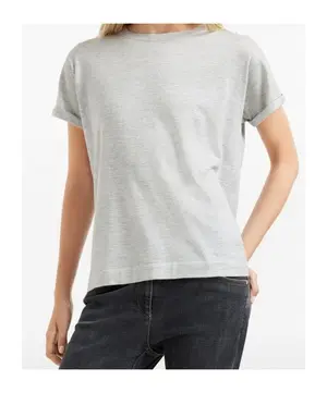 Brunello Cucinelli Short-sleeved Crewneck T-shirt - Grey