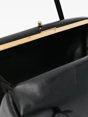 JIL SANDER Logo Printed Tote Bag - Black