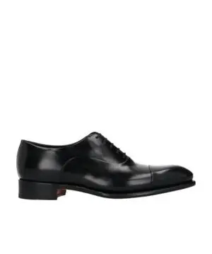 Santoni Round Toe Cap Toe Oxfords