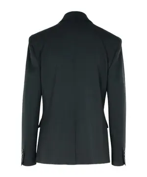 MSGM Logo Patch Zipped Blazer