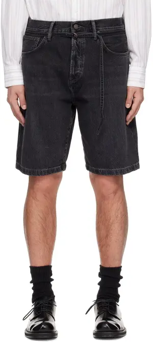 Acne Studios Wide-leg Denim Shorts