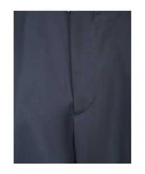 LARDINI Tailored Straight-leg Trousers - Blue