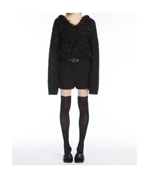 Sportmax V-neck Long-sleeve Hoodie