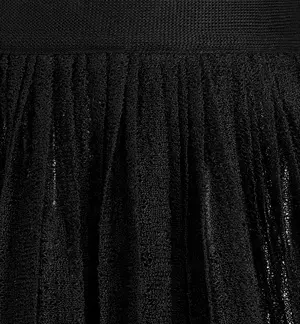 Dior Asymmetric Wrap Skirt With Horn Cut Details