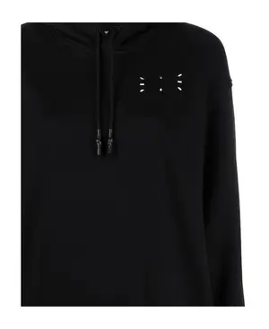 Alexander McQueen Logo Print Hooded Dress
