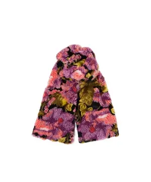 Dries Van Noten Shearling-jacquard Scarf - Multicolor