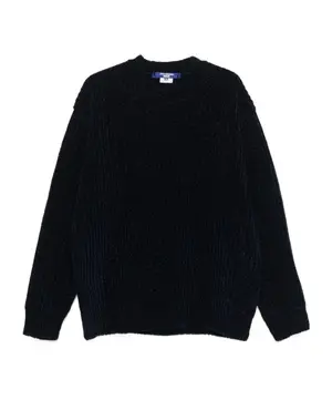Junya Watanabe Crewneck Knitted Jumper - Black