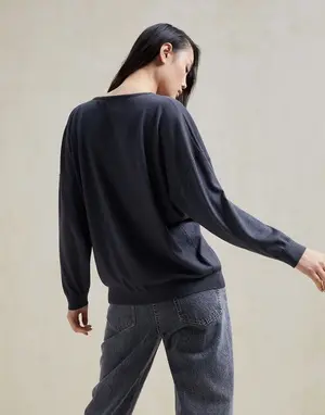 Brunello Cucinelli Cold Shoulder Jumper