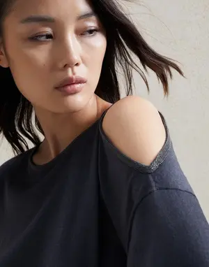 Brunello Cucinelli Cold Shoulder Jumper
