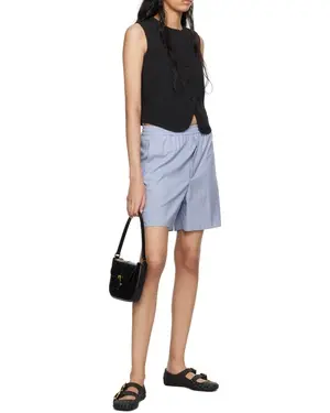 By Far Miranda Buckle Underarm Bag - Black