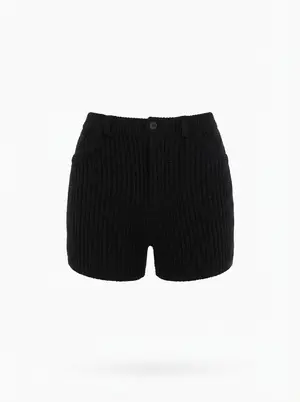 AYA MUSE Ribbed-knit Shorts