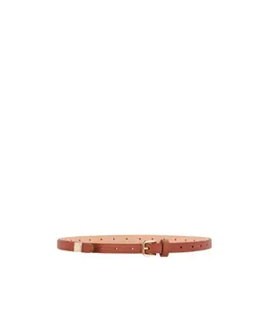 Dolce & Gabbana Skinny Buckle Belt - Brown