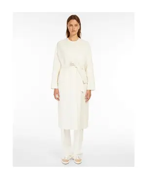 Max Mara Belted Long Sleeve Coat
