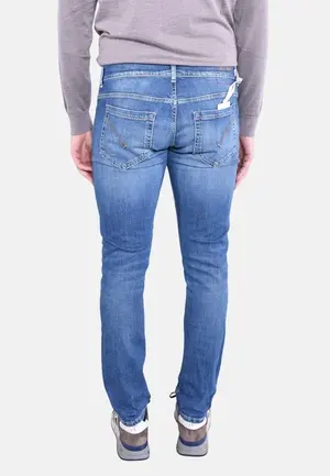 DONDUP Slim Fit Five-pocket Jeans - Blue