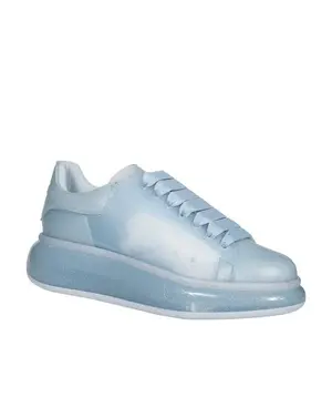 Alexander McQueen Oversized Glitter Rubber Sports Sneakers - Blue