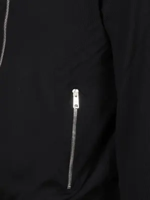 Prada Logo Plaque Reversible Bomber Jacket
