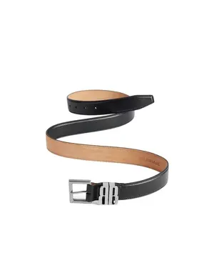 Balenciaga Bb Editor Belt - Black
