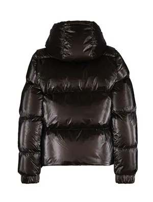 K-WAY Lethille Thermo Pearly Short Puffer Jacket - Black