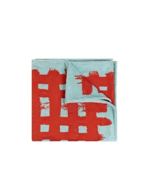 Bottega Veneta Patterned Towel - Red