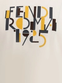 Fendi Logo Printed Crewneck T-shirt