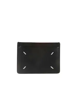 MAISON MARGIELA Four-stitch Logo Cardholder - Black