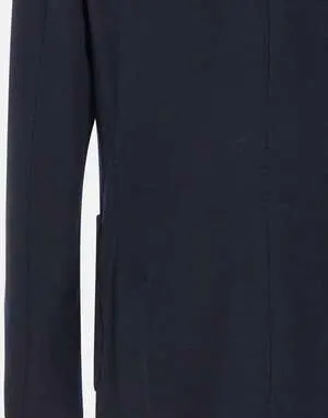 Eleventy Soft Slim-fit Blazer With Logo Button Closure - Black