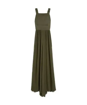 Max Mara Max Mara Argenta Paneled Jumpsuit Khaki