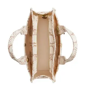 COACH Cargo Monogrammed Tote Bag - Nude