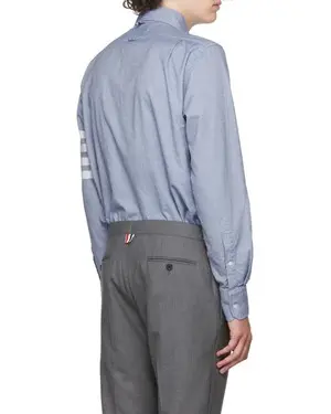 Thom Browne 4-bar Long-sleeved Shirt