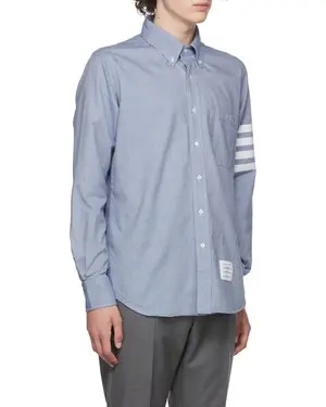 Thom Browne 4-bar Long-sleeved Shirt