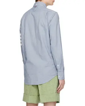 Thom Browne 4-bar Long-sleeved Shirt
