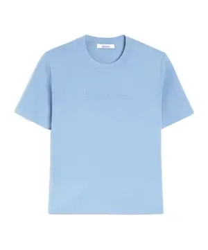 Max Mara Adelio Crewneck Short-sleeved T-shirt - Light Blue