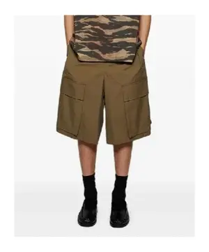 JIL SANDER Belted Cargo Shorts - Brown