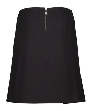 Rabanne Belted Pleated Midi Skirt