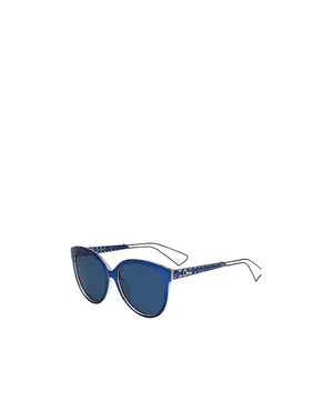 Dior Full Rim Acetate Sunglasses - Blue
