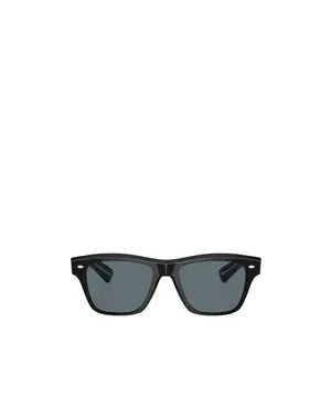 Oliver Spencer Sixties Square-frame Sunglasses - Black