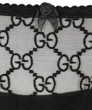 Gucci Logo Lace Briefs