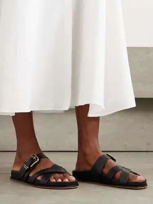 Gabriela Hearst Circe Leather Slides