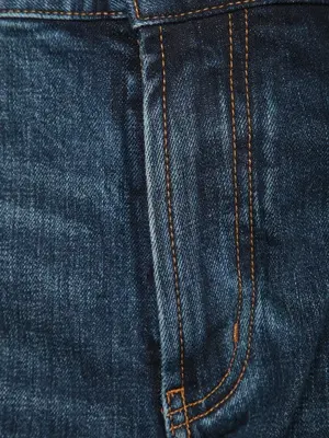 Emporio Armani Straight-leg Jeans With Logo Patch