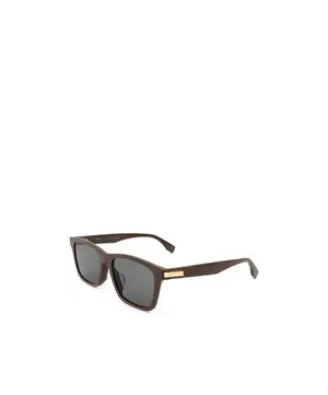 Fendi Full Rim Rectangle Sunglasses - Gray
