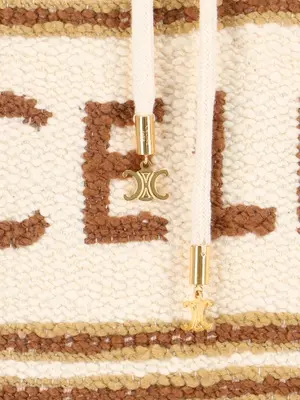 Celine Striped Cotton Tweed Baja Mini Dress