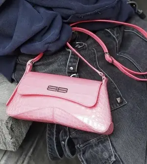 Balenciaga Small Embossed Flap Bag
