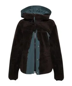 Sacai Shearling Hooded Jacket