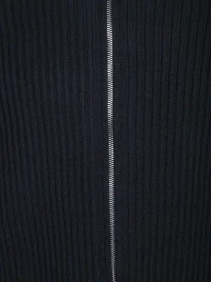 Incotex High Collar Full-zip Knitwear