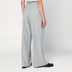 Brunello Cucinelli Pleated Belted Trousers - Gray