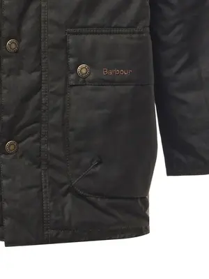 Barbour Logo Detailed Hooded Parka