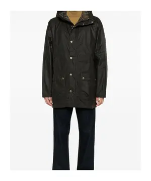 Barbour Logo Detailed Hooded Parka